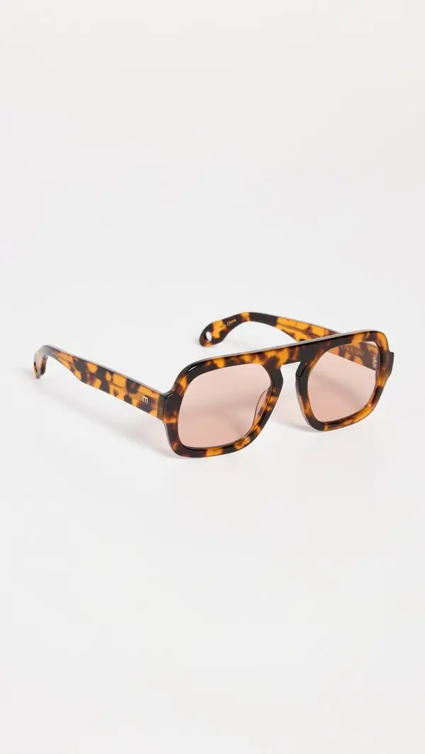 ELISA JOHNSON Jane Sunglasses - Brown Tortoise