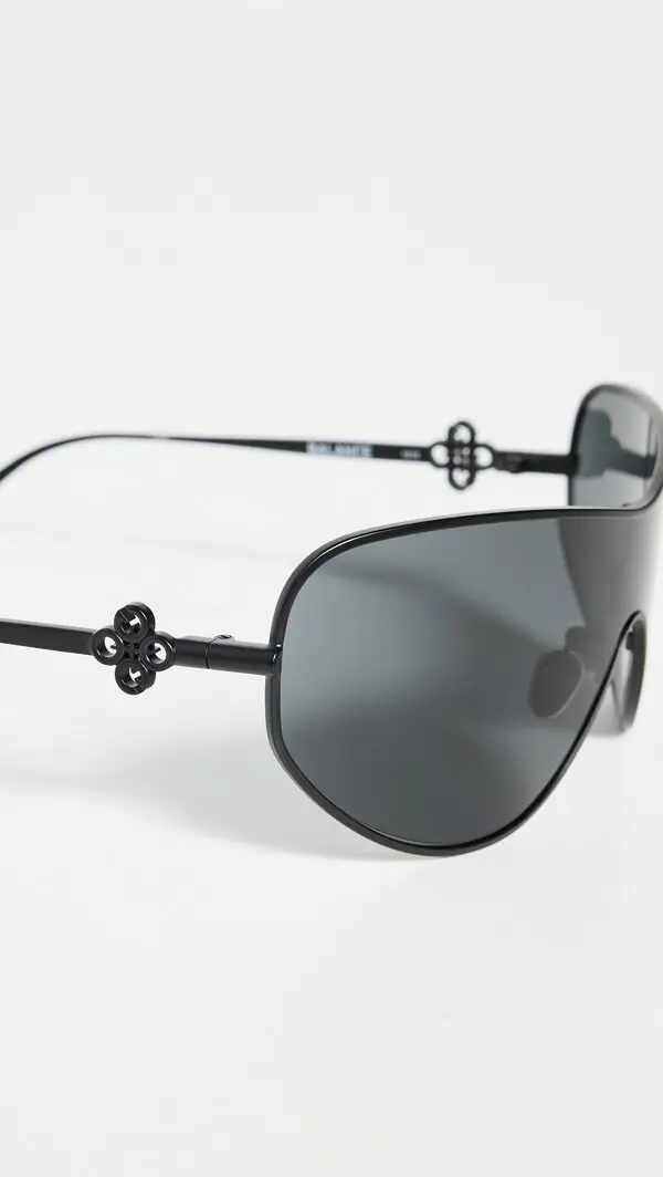 Quay X Guizio Balance Sunglasses In Matte Black/Smoke - 60 