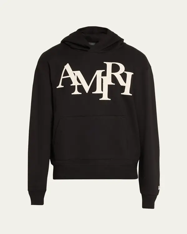 Amiri Staggered Logo Hoodie