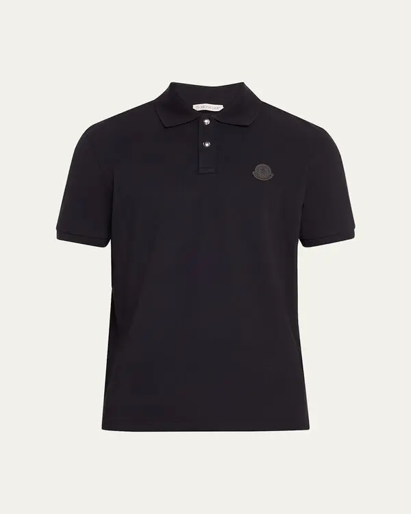Moncler Logo Polo Shirt - Blue