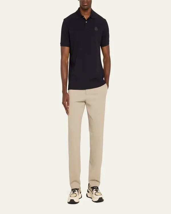 Moncler Logo Polo Shirt - Blue