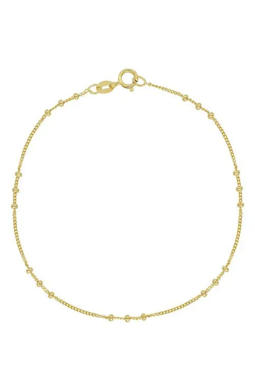 Bony Levy 14k Gold Beaded Chain Bracelet - 14k Yellow Gold