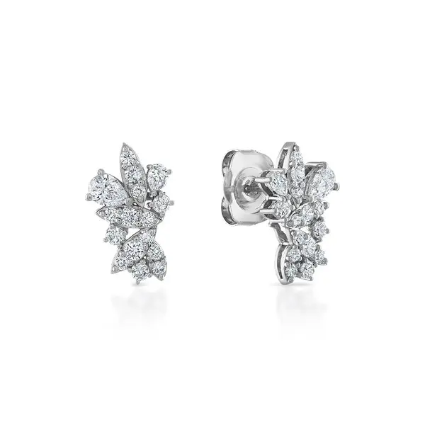 Stephanie Gottlieb Cascade Diamond Stud Earring