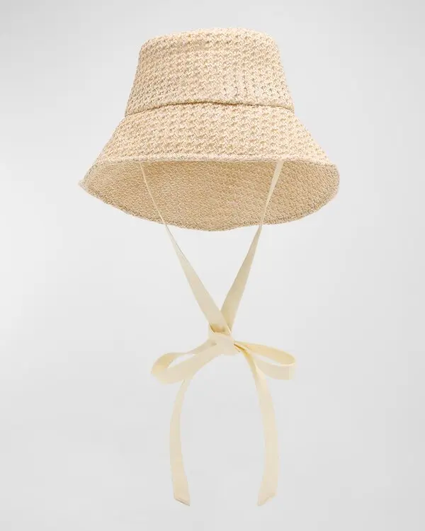 Eugenia Kim Ally Bucket Hat In Cream Silver - 30% Off 