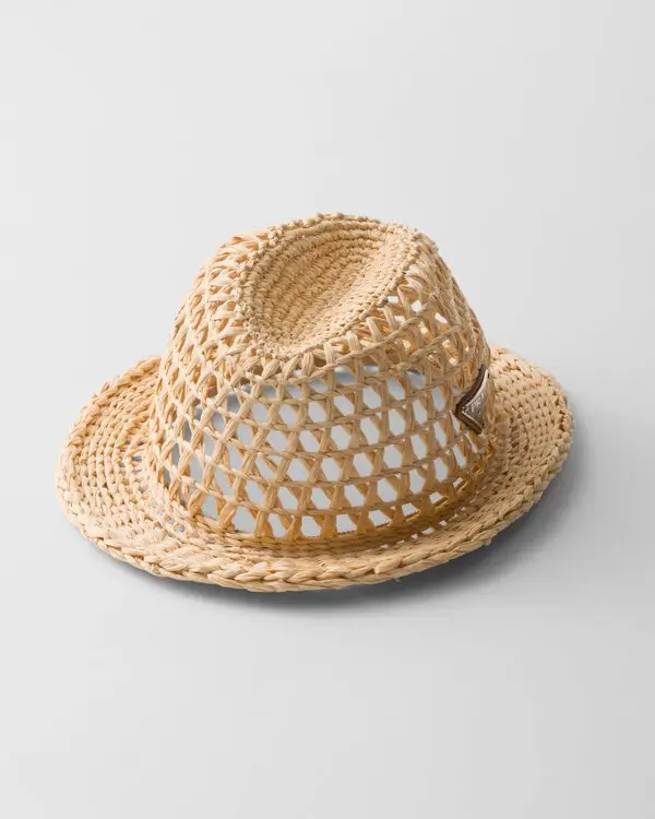 Prada Crochet Fedora