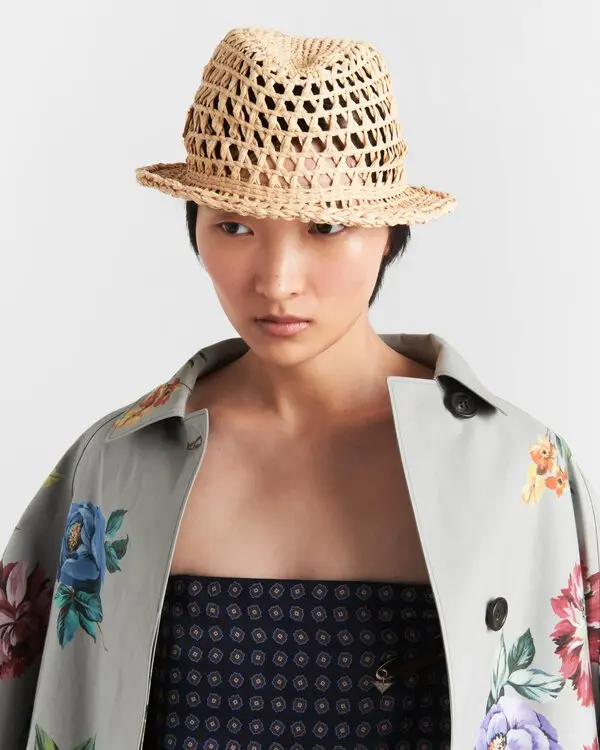 Prada Crochet Fedora
