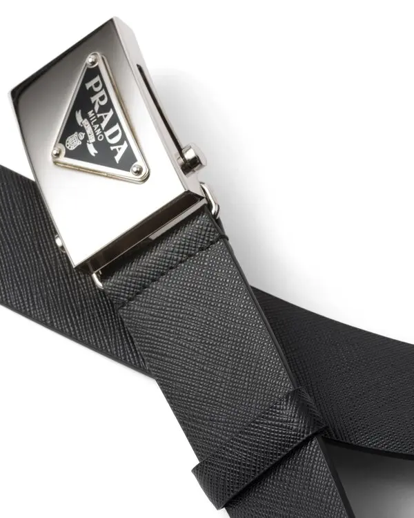 Prada Saffiano Leather Belt