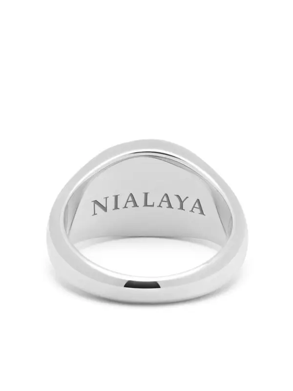 NIALAYA JEWELRY Engraved Signet Ring