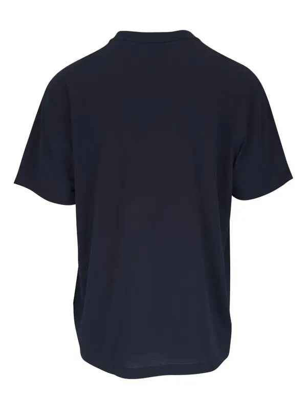Brioni Cotton Logo T-shirt - Blue