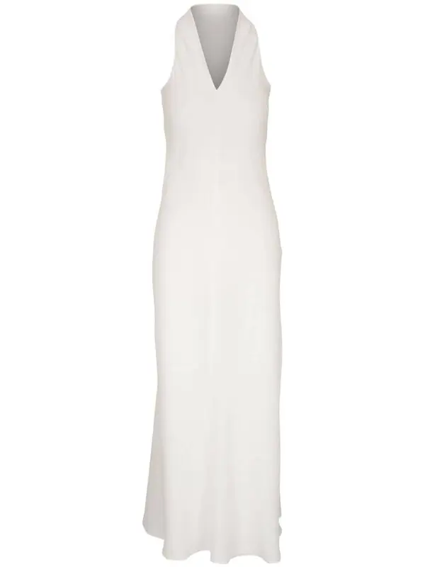 PETER COHEN V-neck Sleeveless Maxi Dress