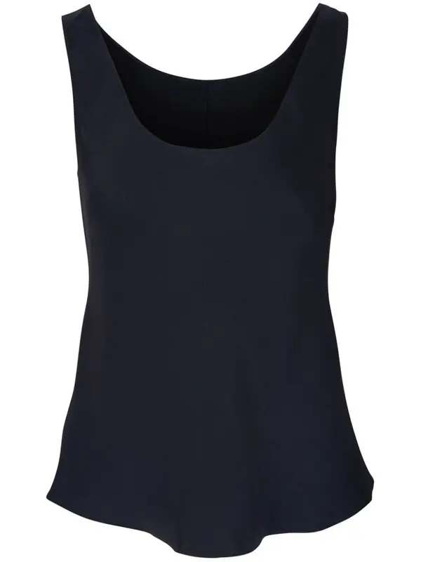 PETER COHEN Silk Tank Top - Blue