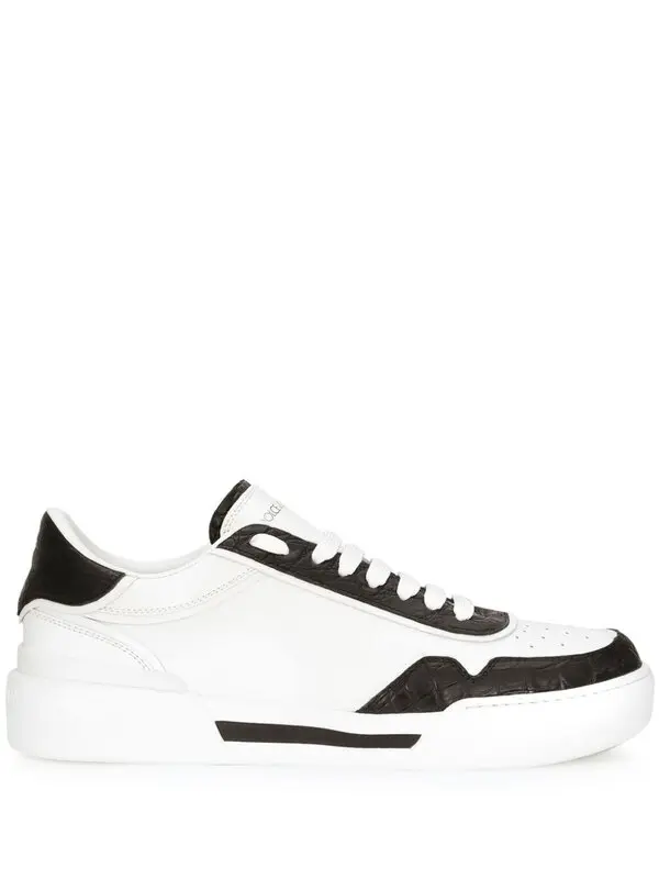 Dolce & Gabbana Roma Panelled Sneakers - White