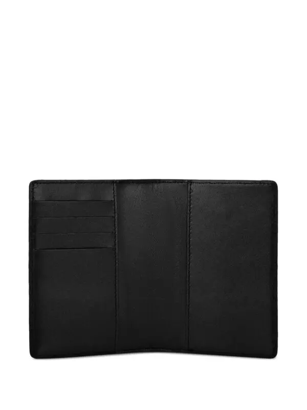 Philipp Plein Gothic Plein Crocodile-embossed Passport Cover