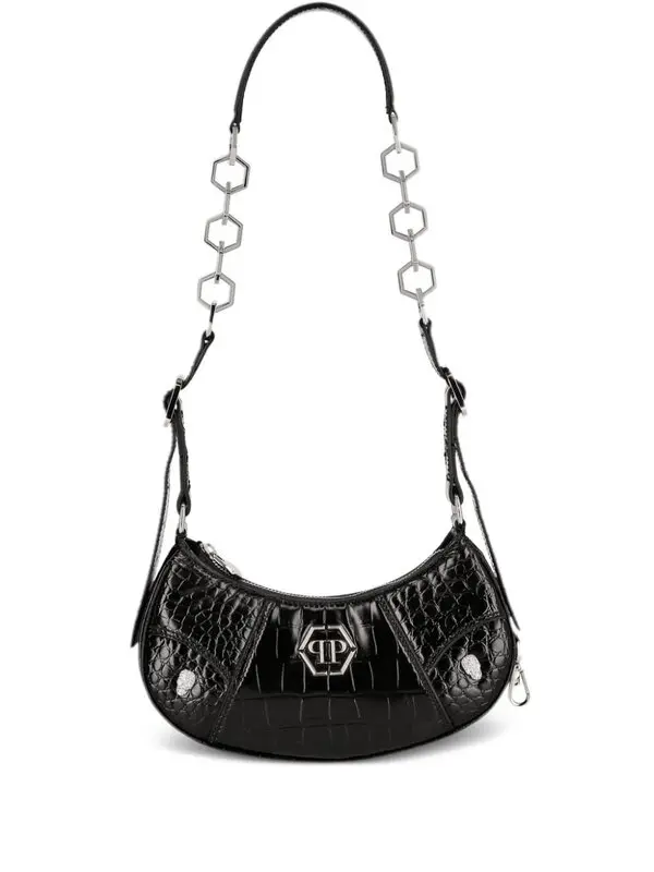 Philipp Plein Leather Shoulder Bag