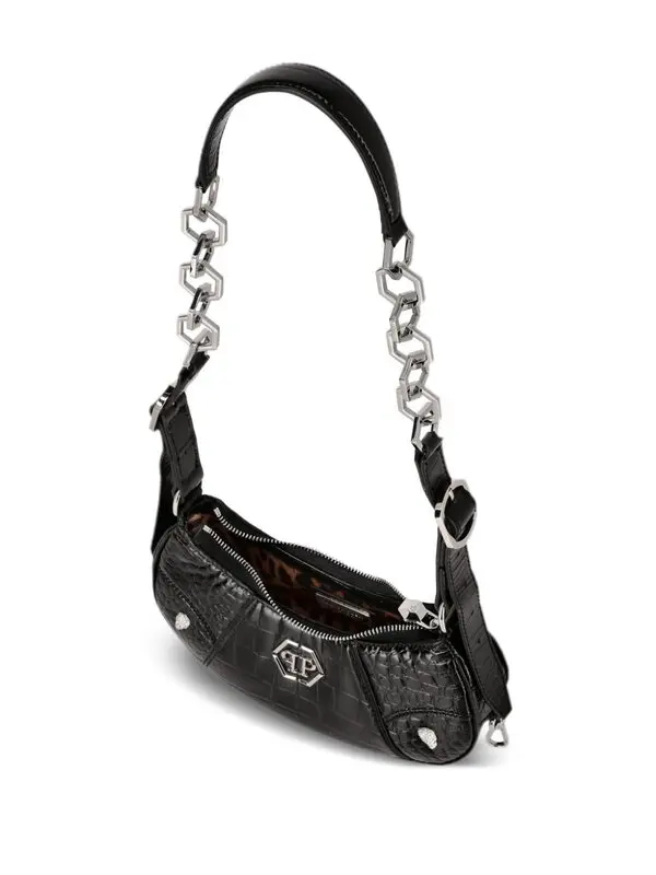 Philipp Plein Leather Shoulder Bag