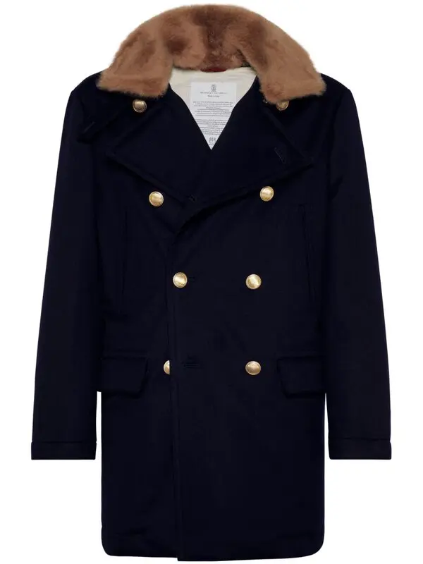 Brunello Cucinelli Double-breasted Cashmere Coat