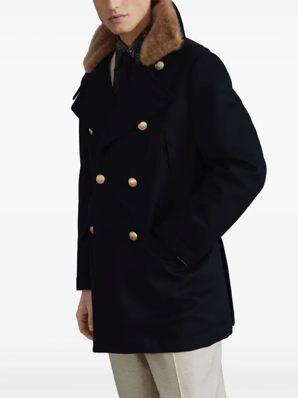 Brunello Cucinelli Double-breasted Cashmere Coat
