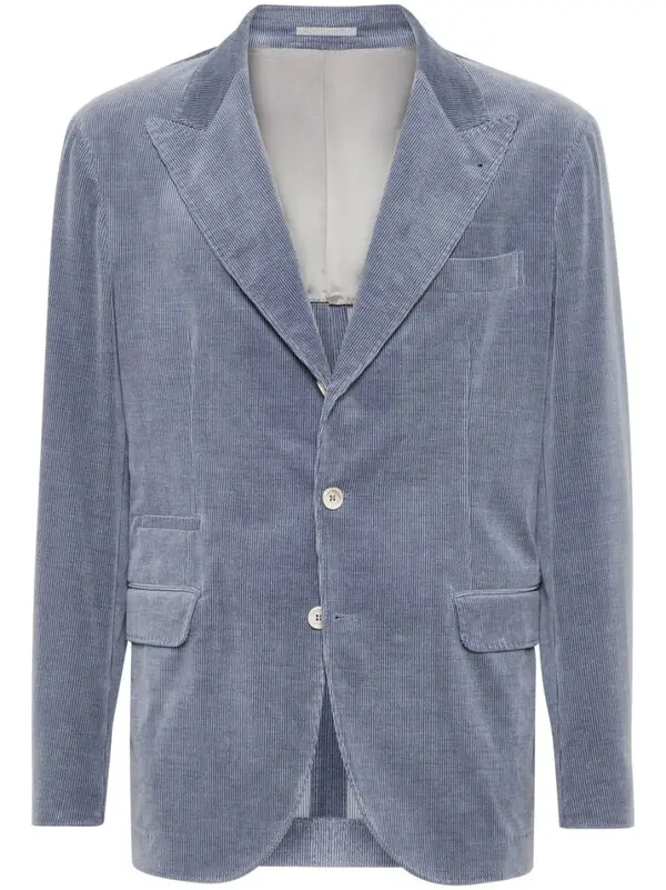 Brunello Cucinelli Peak-lapel Corduroy Blazer