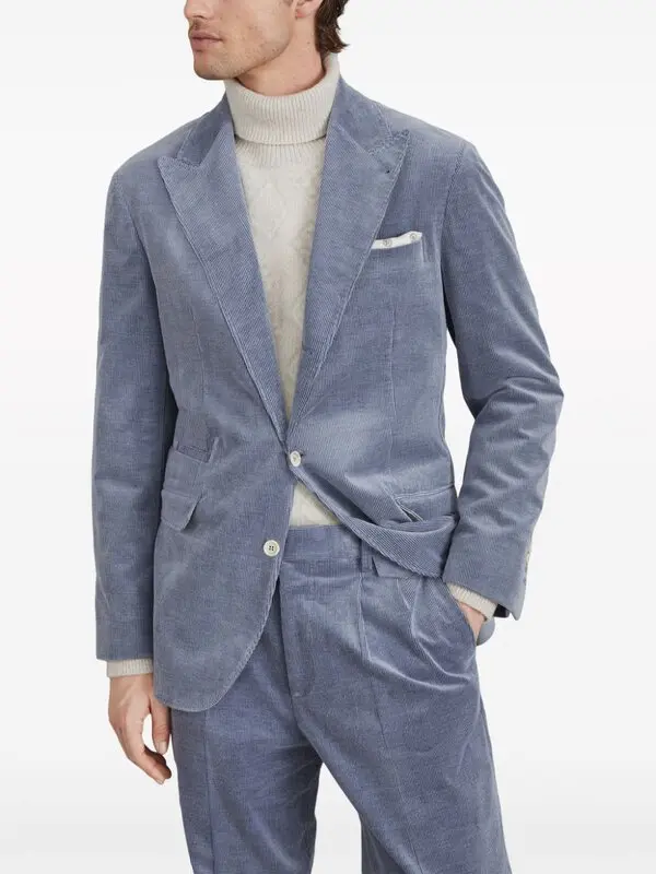 Brunello Cucinelli Peak-lapel Corduroy Blazer