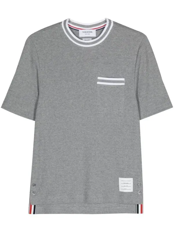 Thom Browne Pointelle Cotton Blend T-shirt