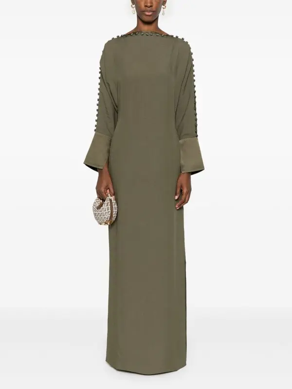 TALLER MARMO Mila Button-detail Cady Dress