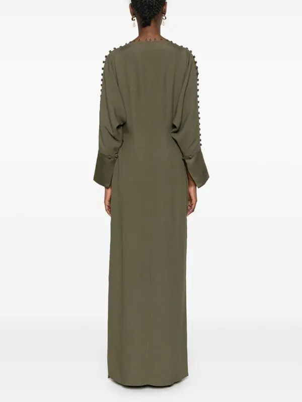 TALLER MARMO Mila Button-detail Cady Dress