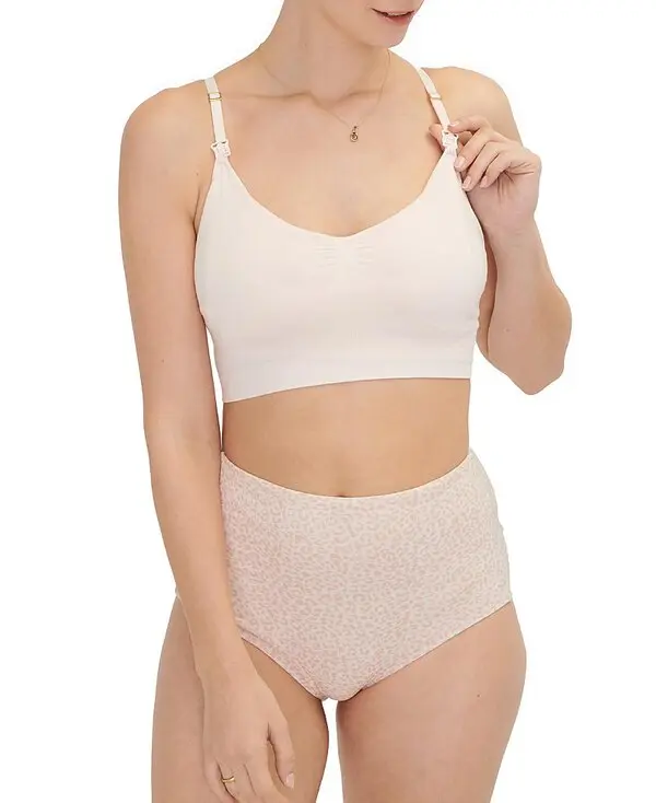 Hatch Collection The Essential Maternity Wireless Pumping And Nursing Bra - Petal