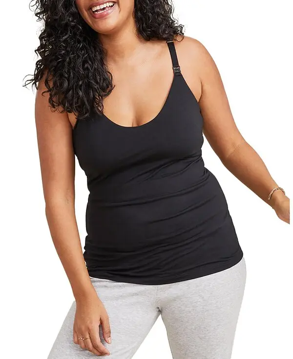 Hatch Collection 24/7 Maternity Nursing Tank Top - Black