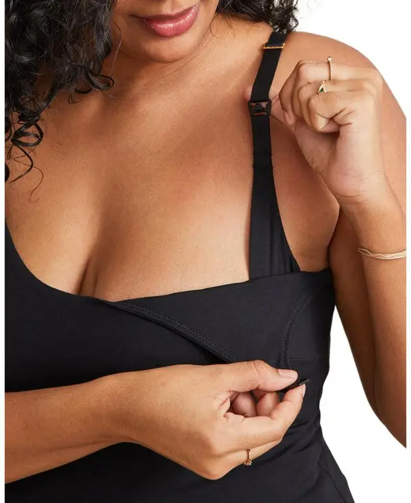 Hatch Collection 24/7 Maternity Nursing Tank Top - Black