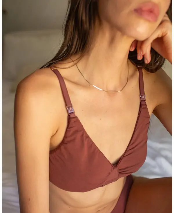 Hatch Collection The Everyday Nursing Maternity Wireless Bra - Anise