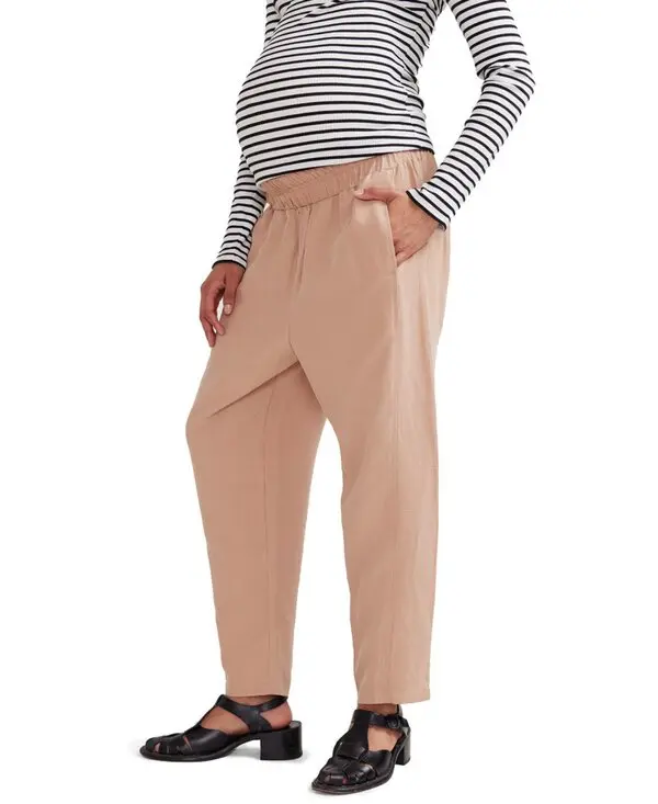 Hatch Collection Asher Maternity Pant - Sandstone