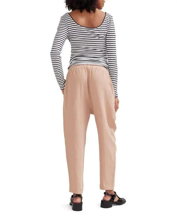Hatch Collection Asher Maternity Pant - Sandstone