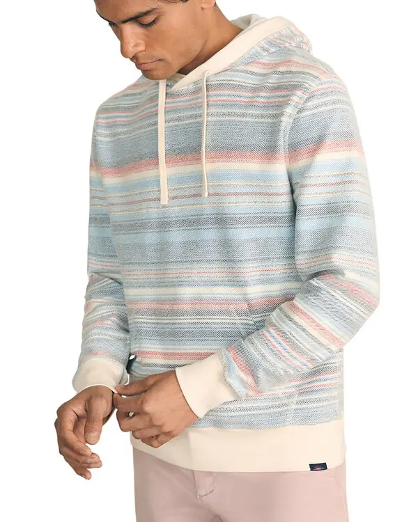 Faherty Brand Striped Byron Bay Hoodie - Island Sun