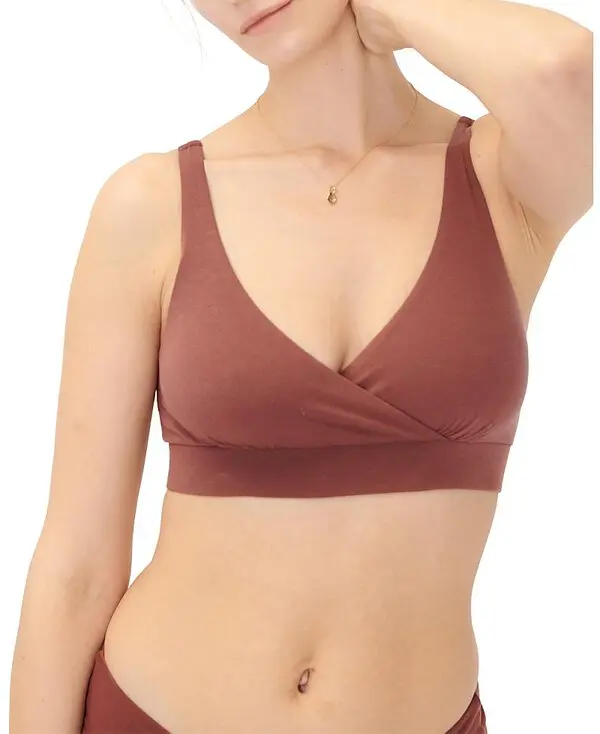 Hatch Collection The Dream Feed Nursing Friendly And Sleep Bralette - Anise