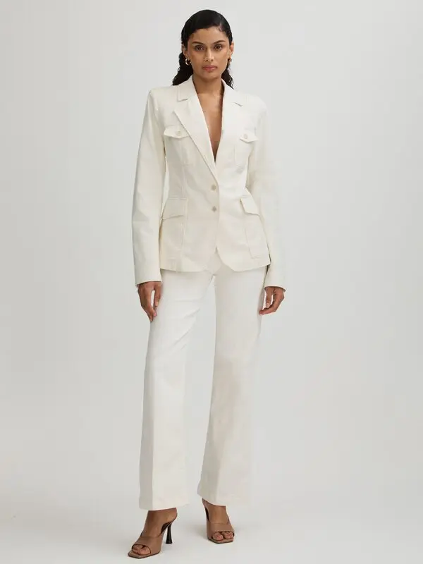 Paige Romona Denim Blazer