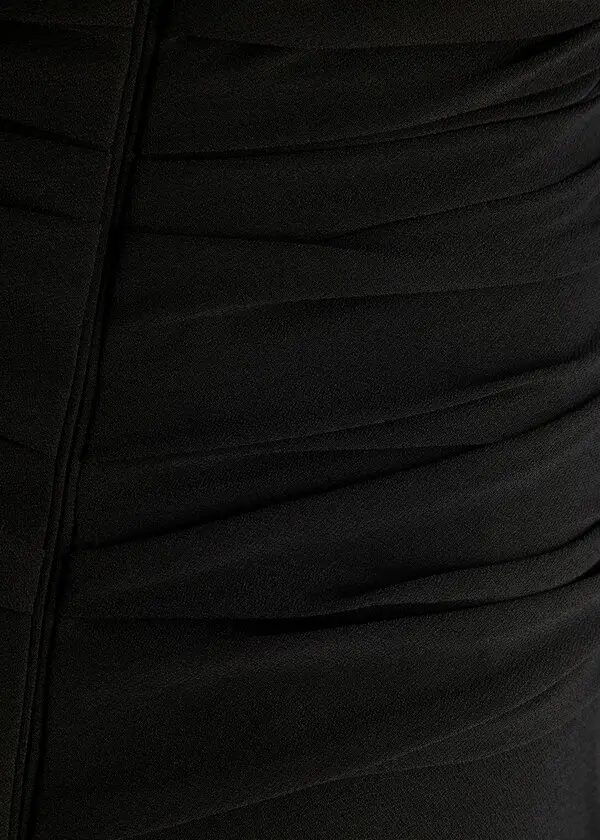 Talbot Runhof Off-the-shoulder Stretch Gown