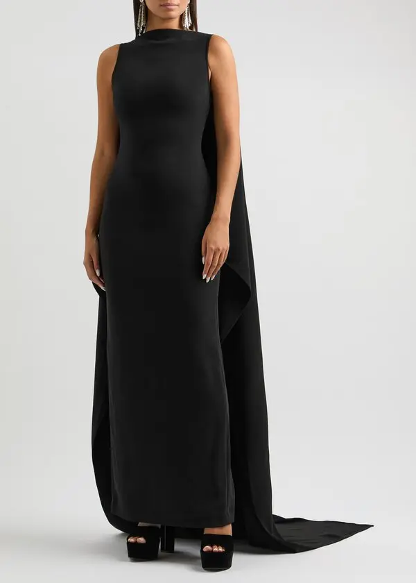 Solace London Kaila Cape Gown