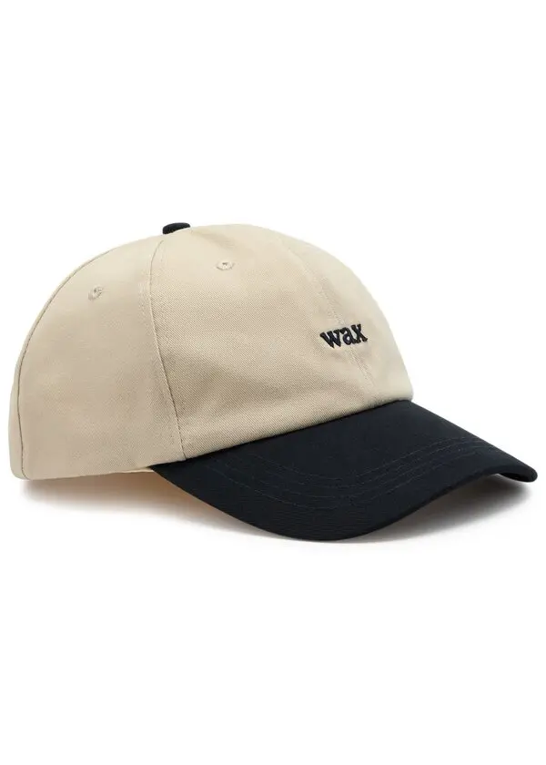 WAX LONDON Sports Logo Cotton Cap - Navy