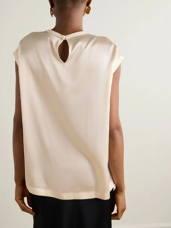 Brunello Cucinelli Silk-blend Top