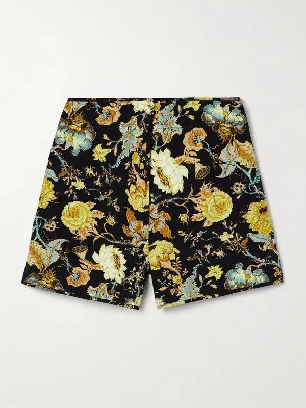 Ulla Johnson Cade Floral-print Silk Shorts