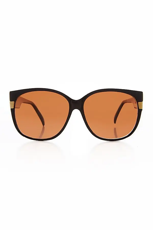 SUNGLASS MUSEUM Vintage Frieda Sunglasses - Black