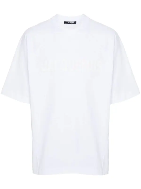 Jacquemus Le Typo Logo-print T-shirt - White