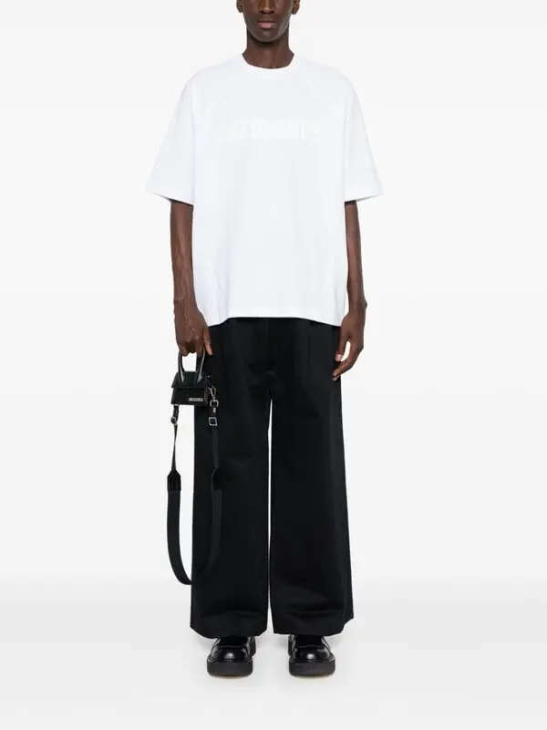 Jacquemus Le Typo Logo-print T-shirt - White