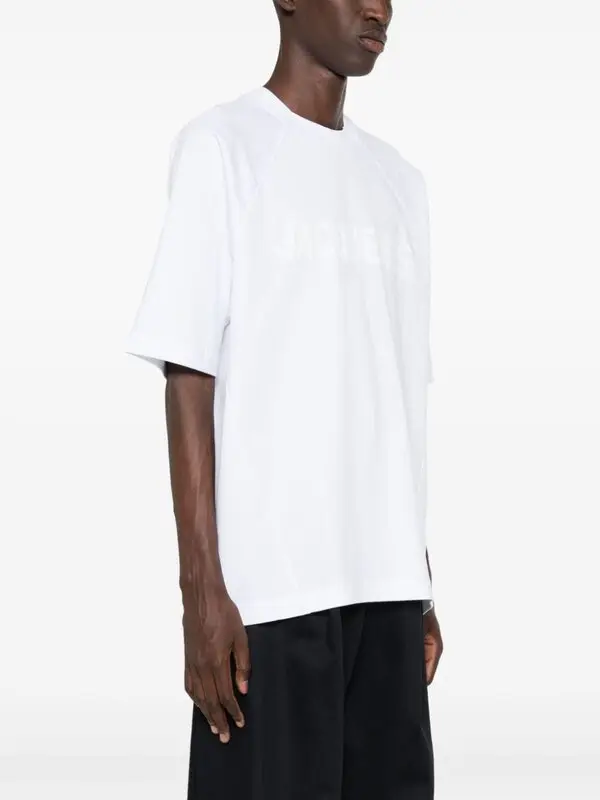 Jacquemus Le Typo Logo-print T-shirt - White