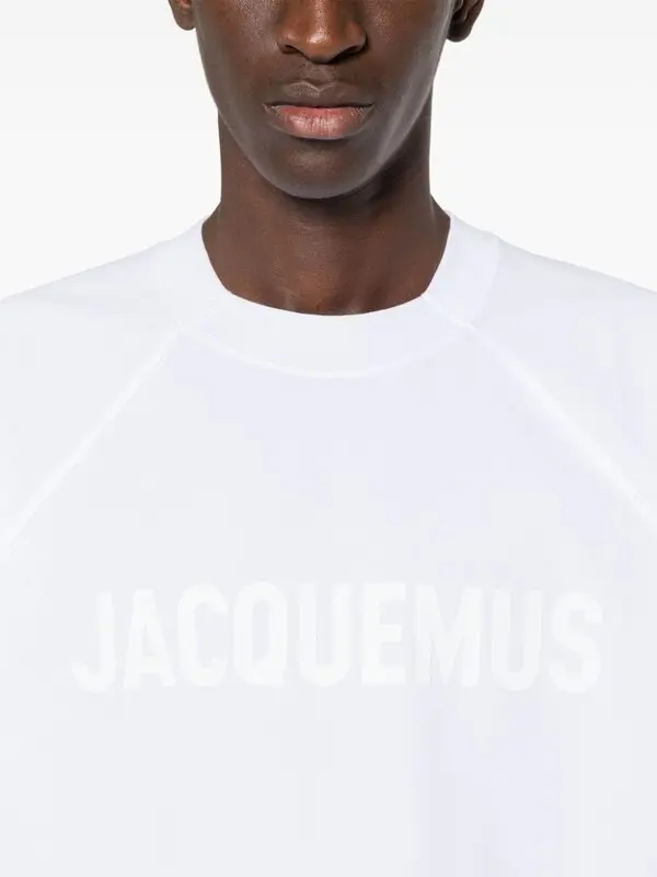 Jacquemus Le Typo Logo-print T-shirt - White