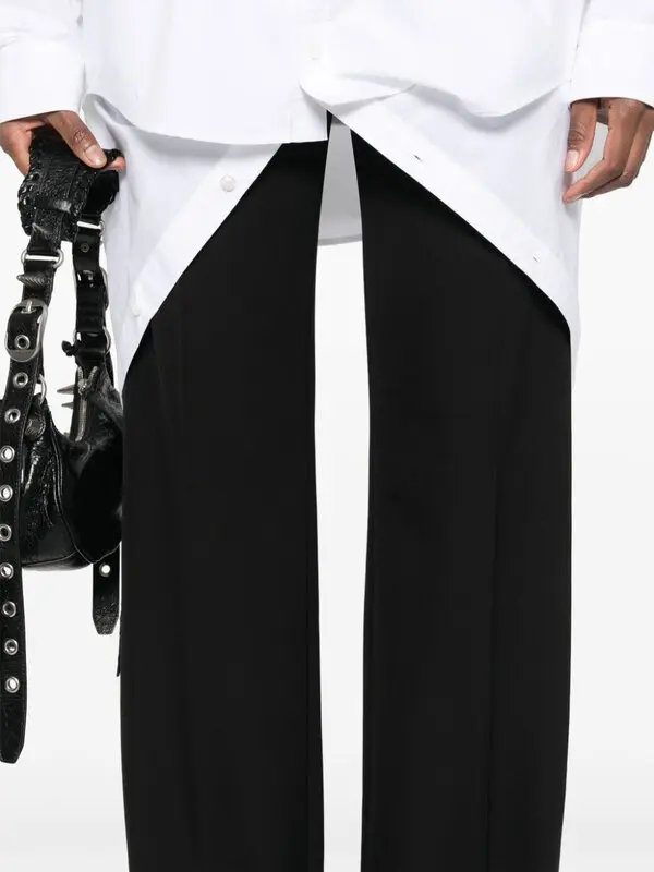 Balenciaga Straight-leg Wool Trousers