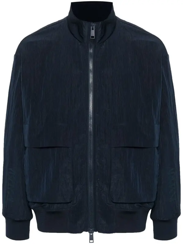 Armani Exchange Textured Zipped Jacket