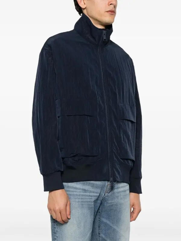 Armani Exchange Textured Zipped Jacket