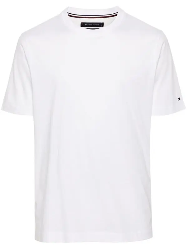 Tommy Hilfiger Logo-embroidered Cotton T-shirt
