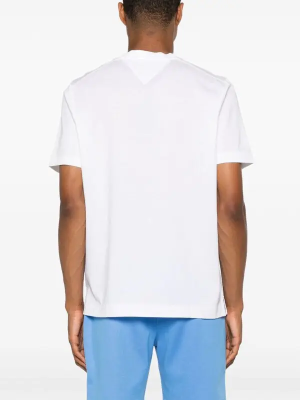 Tommy Hilfiger Logo-embroidered Cotton T-shirt